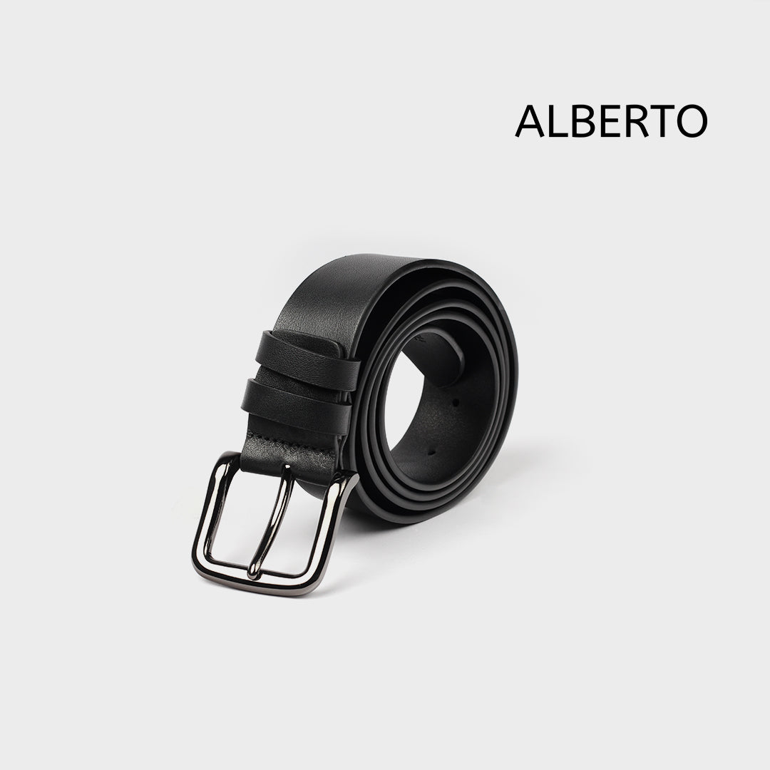 Men's Jay Leather Belt – ALBERTO